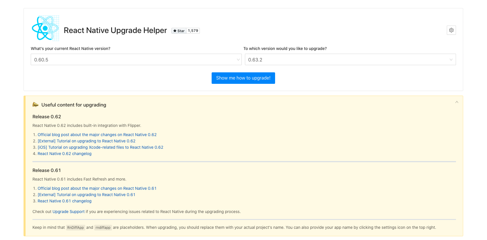 React Native 0.60.5 升级 React Native 0.63.2 踩坑指南