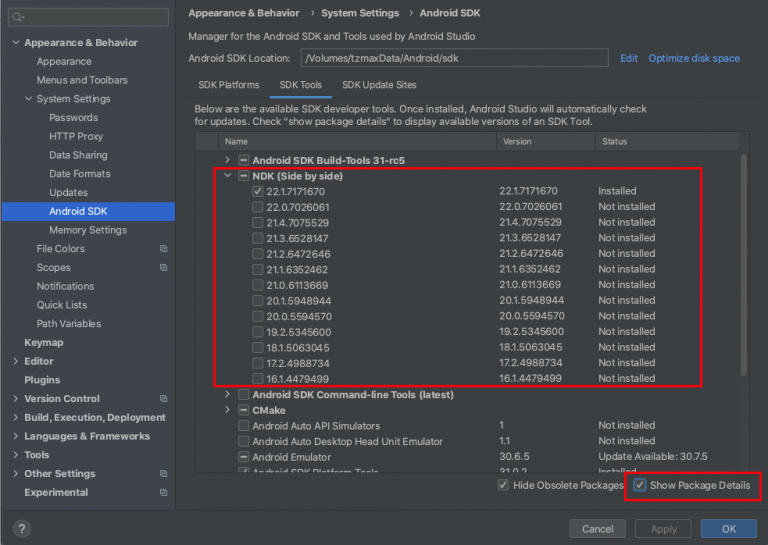 记录一下 React Native 项目 Android NDK 配置。