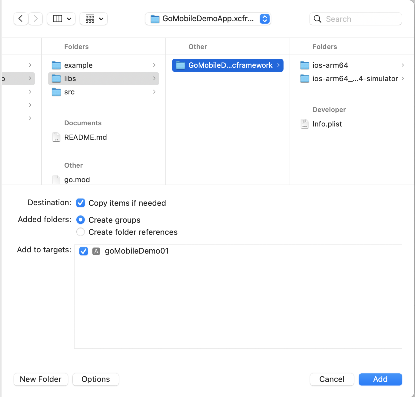 初探 Gomobile ，利用 Go 开发 IOS Library 实现 Swift 调用 Go 函数